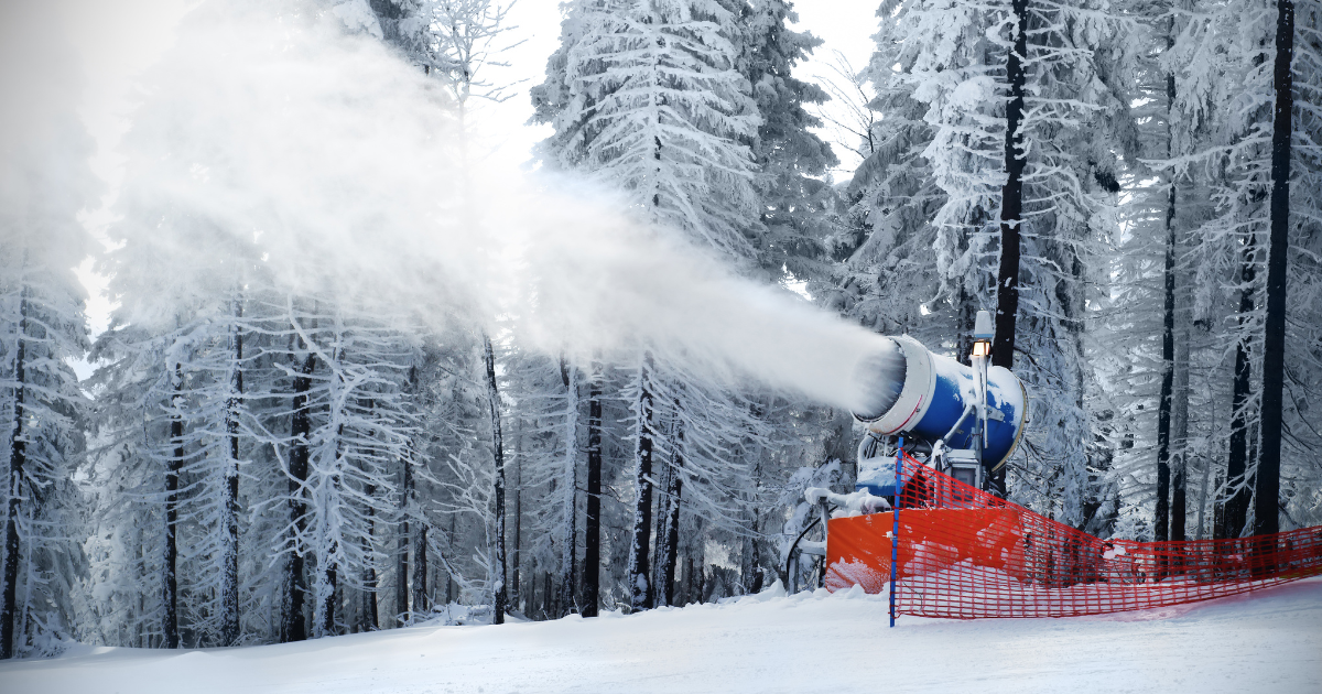 How Compressed Air is Used to Make Snow | Zorn Compressor & Equipment